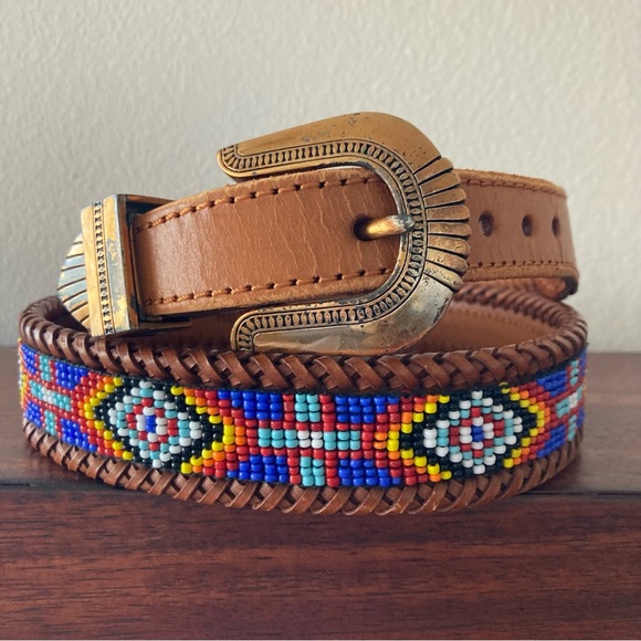 L.L. Bean | Accessories | Vintage 9s Ll Bean Beaded Southwest Boho ...